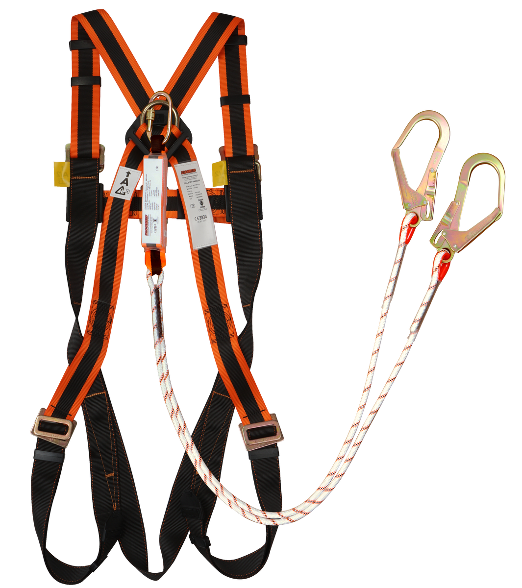 Full Body Harness 3 D-ring – Double Kernmantle Lanyard Set – Proguard ...