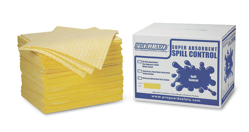 Chemical Sorbent Pad | Spill Control | Proguard Technologies – Proguard ...